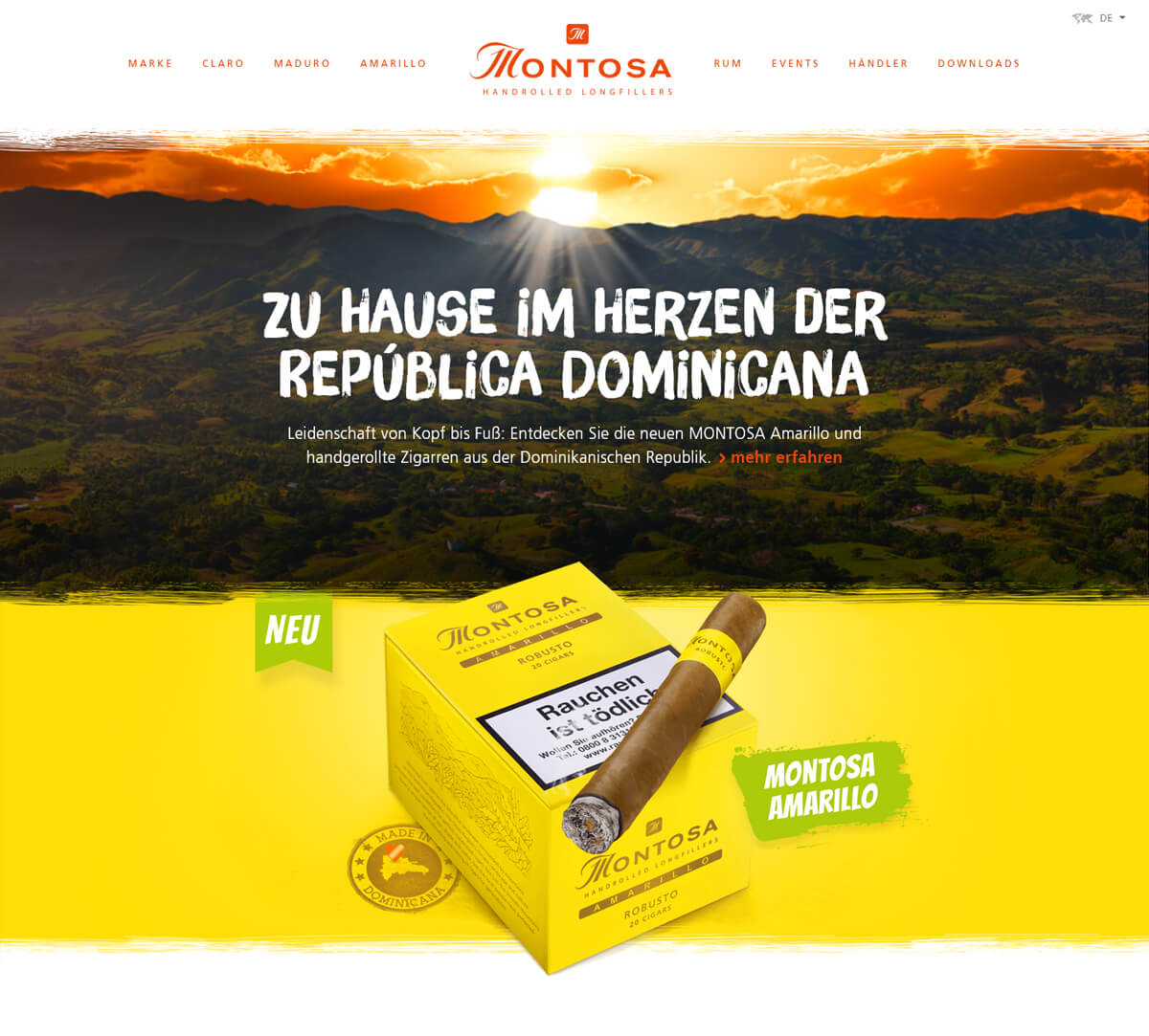 Montosa - Die handgerollte Zigarre aus der Dominikanischen Republik
